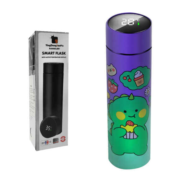 Termo liso de aluminio con medidor de temperatura 500ml, variedad de ... Termo liso de aluminio con medidor de temperatura 500ml, variedad de ...